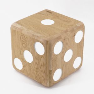 Rathskellers Oak Dice Stool - Rathskellers